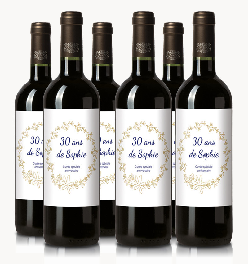 Personnalisation Bouteille de Vin et Champagne-Étiquette personnalisée