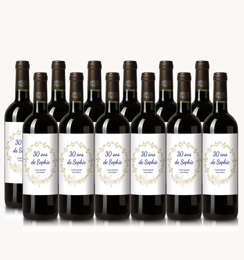 Personnalisation Bouteille de Vin et Champagne-Étiquette personnalisée