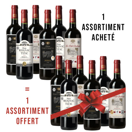 1 assortiment acheté + 1 offert